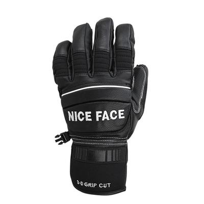 真皮运动竞技滑雪手套保暖