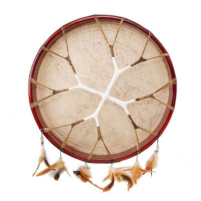 愈疗框鼓手抓鼓满萨羊皮手鼓冥想