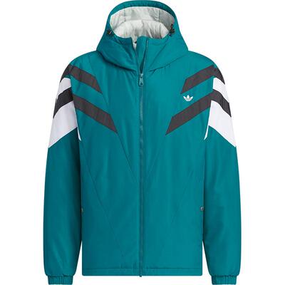 Adidas/阿迪达斯官方正品三叶草男士拼接保暖户外运动棉服JJ4970
