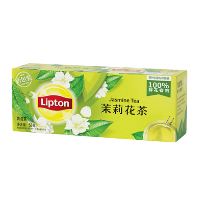 立顿茉莉花茶25包袋泡茶