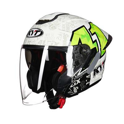 KYT半盔摩托车春夏原装进口头盔