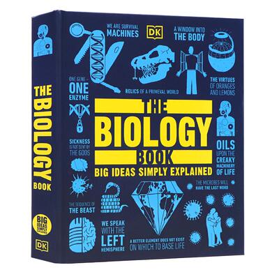 进口英文原版 The Biology Book DK生物学百科 图解人类生物学百科丛书 全彩铜版纸精装 Big Ideas Simply Explained