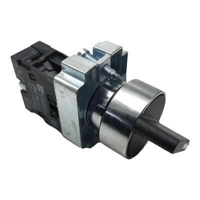 XB2金属按钮开关BA33451黑白底箭头符号复位点动启动停止一常开22