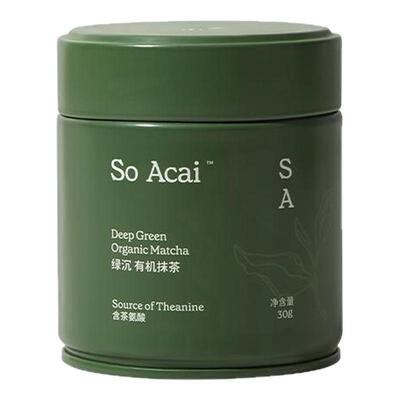 SoAcai高茶氨酸绿沉抹茶粉五十铃