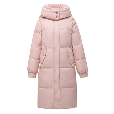 商场撤柜雅鹿粉色羽绒服女新款