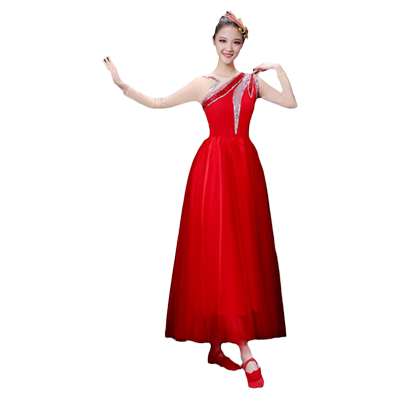 开场舞大摆裙女新款合唱团