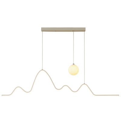 最光中式简约餐厅灯吧台长条灯