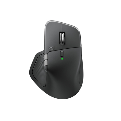 罗技MX Master4无线蓝牙鼠标高性能双模人体工学笔记本高端办公用