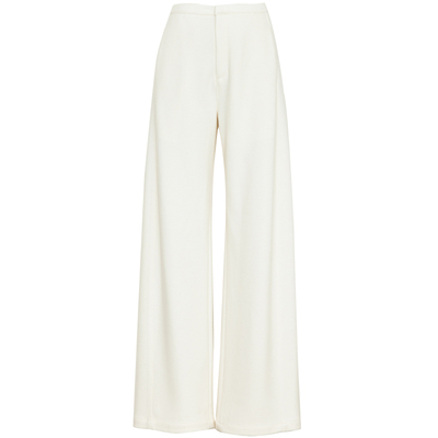 夏莫卡静奢老钱风醋酸羊绒阔腿裤