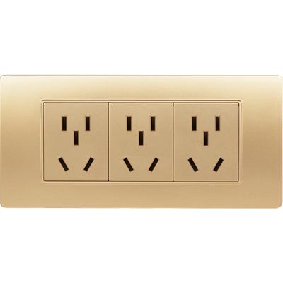 正泰118型开关插座家用电源三联