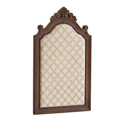 复古实木布艺diy留言板装饰框