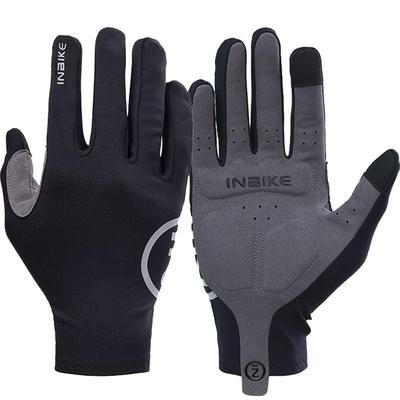 INBIKE春秋夏季骑行手套长指触屏减震公路自行车全指男女运动装备