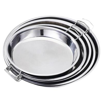 蒸凉皮锣锣不锈钢做凉皮的盘子家用面皮罗罗肠粉蒸盘锣锣制作套装