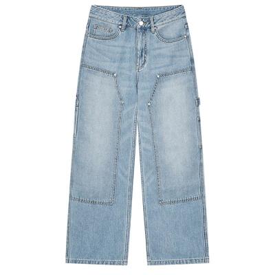 Fun2026春季线下商场同款BeenTrill潮牌锥形牛仔长裤复古伐木裤