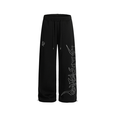 DARKAGE原创烫钻休闲长裤