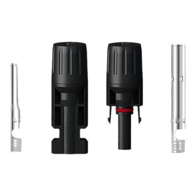100套 MC4光伏连接器插头太阳能发电组件防水公母对接光伏连接头