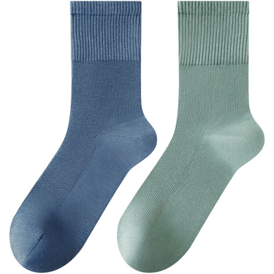 防臭吸汗超网眼薄透气男士棉袜