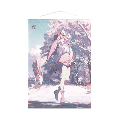 初音未来樱花未来RellaA2挂画