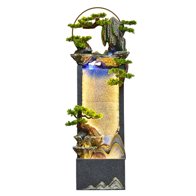 尚水园家居新品高山流水摆件