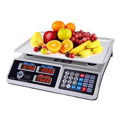 市场称菜电子秤商用台秤 家用厨房计数电子称60斤计价水果秤 30kg