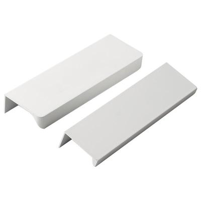 白色隐形拉手柜门抽屉门缝拉手