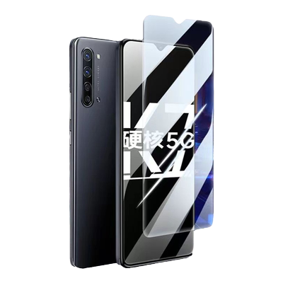 oppok7钢化膜7x手机膜高清抗蓝光