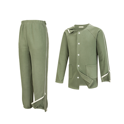 顾己一片式对襟老年穿脱2件秋冬