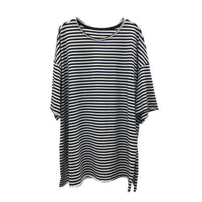 TT宽松条纹短袖T恤女2024新款