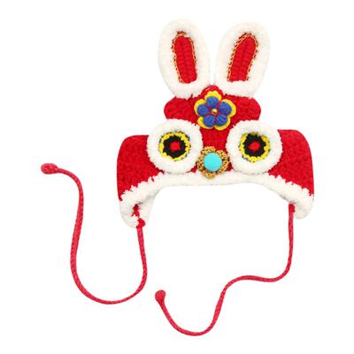 手工新年狗狗猫咪狗狗春节围兜