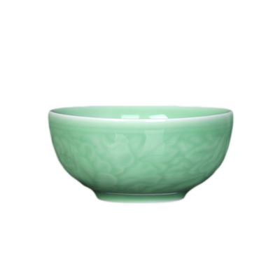 小利青瓷缠枝牡丹整套吃饭碗包邮