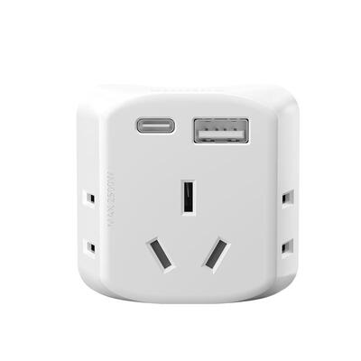 飞利浦迷你转换器一转五电源插头插座多功能无线扩展插排1A1C