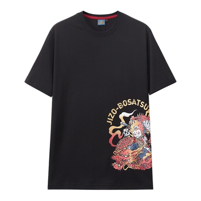 ONIARAI/鬼洗2024新品地藏小王五龙 赤火之龙短袖T恤 J850173