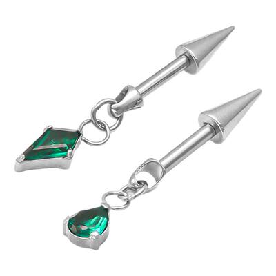 F136钛合金恶魔锥穿刺耳骨钉