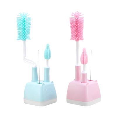 【清洁套装】沥水收纳硅胶奶瓶刷