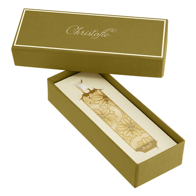 christofle镀金镂空书签