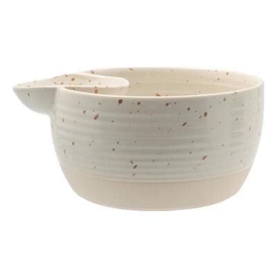 YEHOME饺子碗自带醋碟异形分格