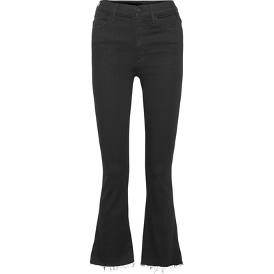 【折扣】MOTHER DENIM 女士毛边高腰喇叭九分牛仔裤