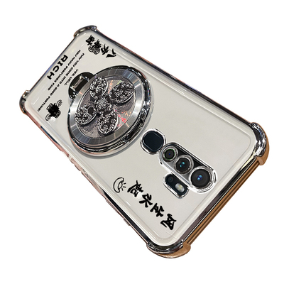 适用oppoa11x手机壳oppo保护a11软硅胶套a11n透明PCHM30带镜头膜10四角全包气囊防摔opa男女高颜值钢化膜支架
