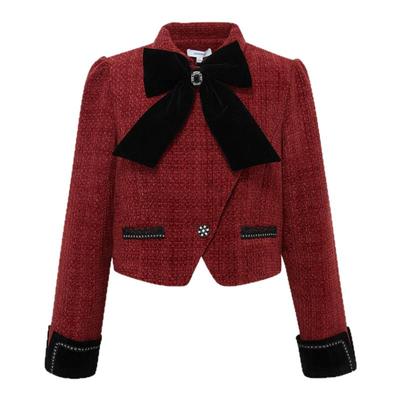 LULUALWAYS【商场同款】冬季新款气质名媛经典小香风百搭短外套