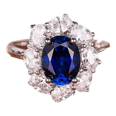 2.6克拉皇家蓝宝石戒子