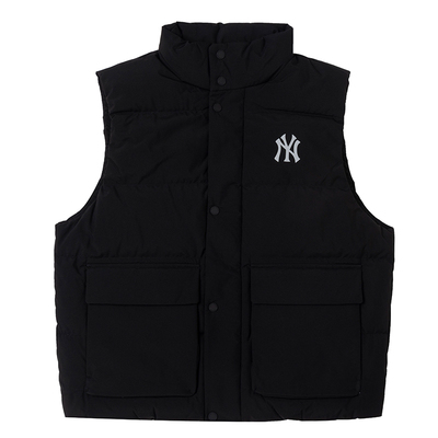 MLB情侣款背后NY大标羽绒马甲