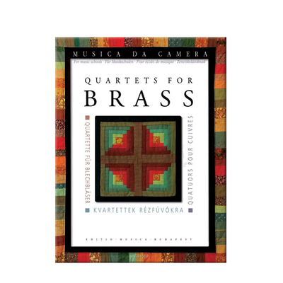 铜管乐四重奏作品曲集 总分谱 布达佩斯原版进口乐谱书 Various Quartets for Brass score and parts score and parts Z14660