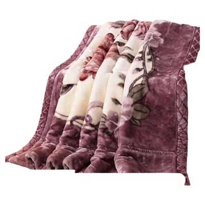 四季通用拉舍尔聚酯纤维双层