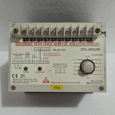 WESTRONICS SBAG202 GROUNDING RESISTANCE MONITOR SN.40816109