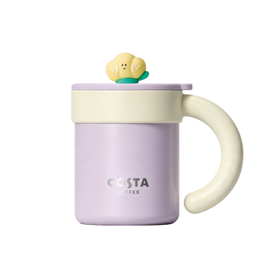 COSTA桌面保温杯办公带盖马克杯