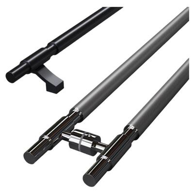 酒店会所不锈钢极简玻璃门拉手