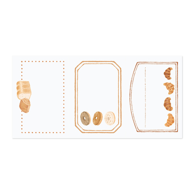 手帐素材三联便签YouthWill面包