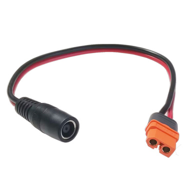 DC7909插头转XT60i-f母头线0.3米