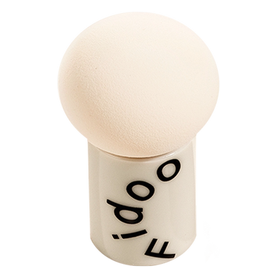 浮汀蘑菇头戳戳刷腮红粉扑