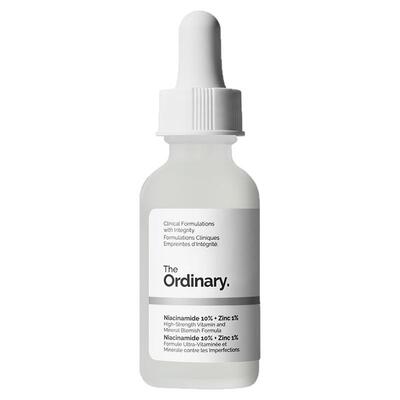 The Ordinary10%烟酰胺+1%锌焕肤提亮补水收毛孔痘印胺锌三控精华